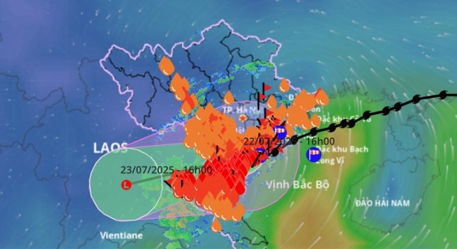 Typhoon Wipha downgraded, but flood and landslide threats remain